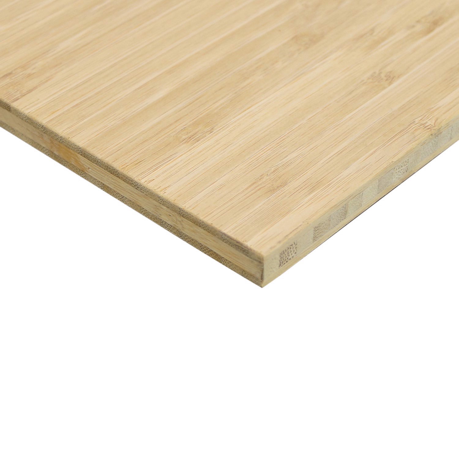 Bambu plywood skiva skuren efter mått. Plywood i bambu